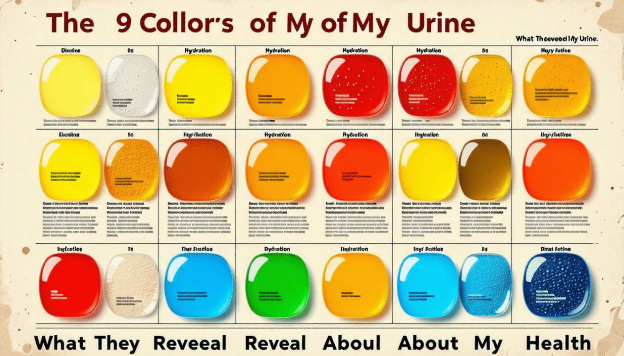 Les 9 teintes de l'urine : un miroir de votre santé