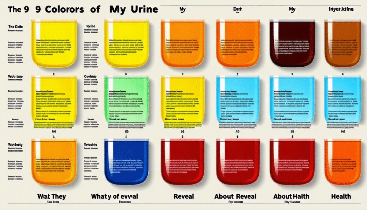 Les 9 teintes de l'urine : un miroir de votre santé