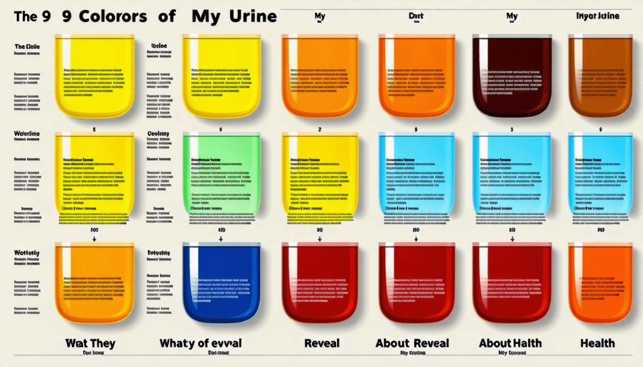 Les 9 teintes de l'urine : un miroir de votre santé