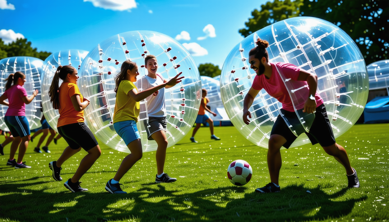 J'ai découvert le bubble foot : un sport pour s'éclater